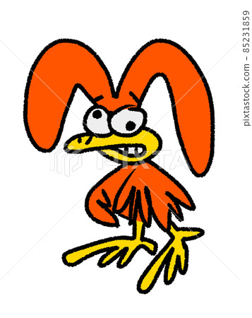 Funky Bird 1 - Stock Illustration [85231859] - PIXTA