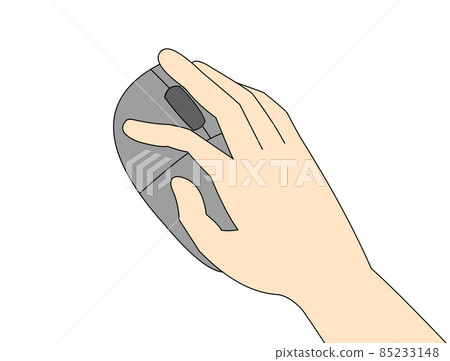 Hand using mouse - Stock Illustration [85233148] - PIXTA