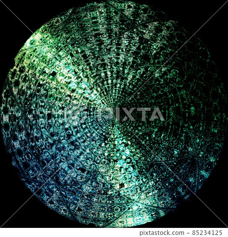 Green Green Circle 3D Beautiful Texture Abstract - Stock Illustration ...