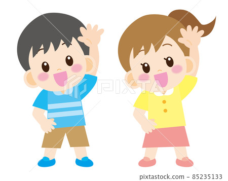 Irasutoya for children doing preparatory... - Stock Illustration ...