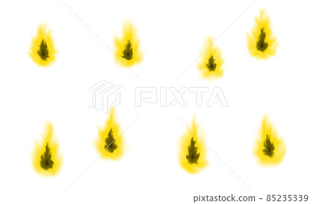Fireball effect (dark yellow) - Stock Illustration [85235339] - PIXTA