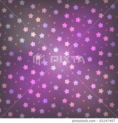 Pattern background with cute stars, pink... - Stock Illustration ...