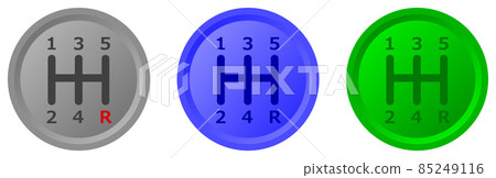 Shift pattern by type of manual car - Stock Illustration [85249116] - PIXTA