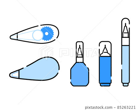 Stationery correction tape correction fluid - Stock Illustration ...