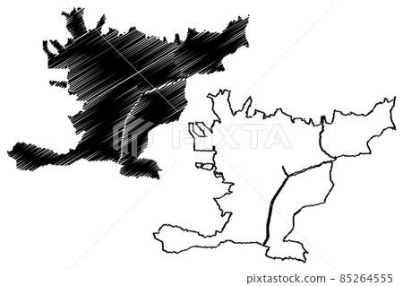 Bello City (Republic of Colombia, Department of... - Stock Illustration ...