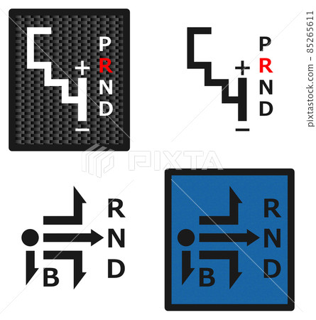 Illustration of shift pattern to change gear of... - Stock Illustration ...