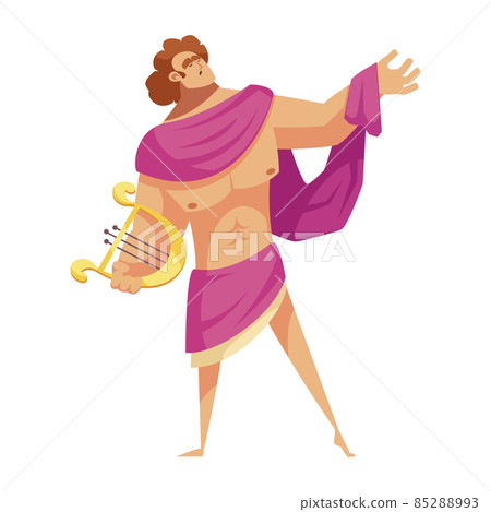 Ancient God Apollo Composition - Stock Illustration [85288993] - PIXTA