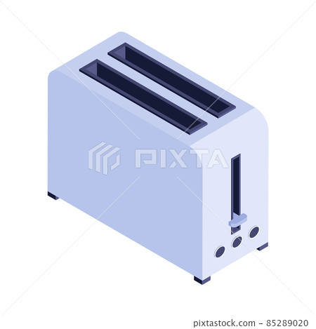 Isometric Toaster Houshold Composition - Stock Illustration [85289020 ...