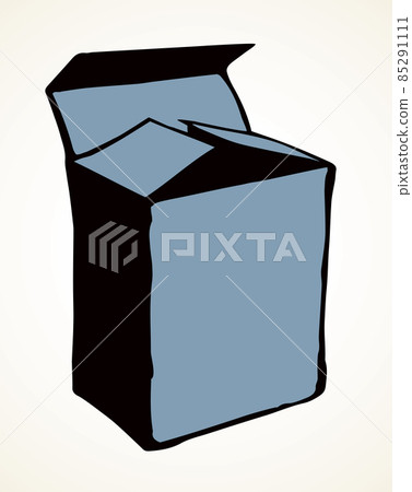 Rectangular carton packaging. Vector drawing-插圖素材 [85291111] - PIXTA圖庫