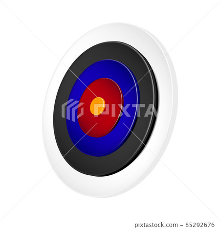 Target archery bullseye game vector - Stock Illustration [85292676] - PIXTA