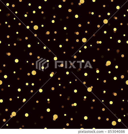 Seamless pattern with golden dots. Vector... - Stock Illustration ...