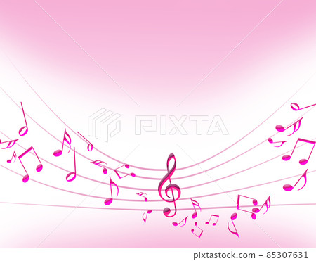 Rhythmic staff and musical score - Stock Illustration [85307631] - PIXTA
