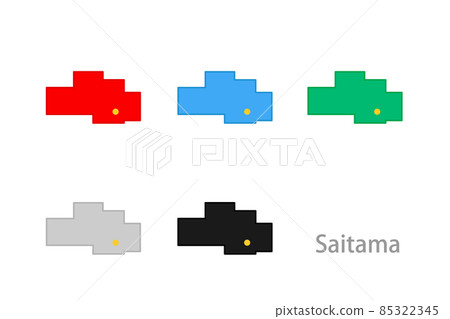 Design map_Saitama-Square - Stock Illustration [85322345] - PIXTA