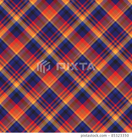 Diagonal Plaid Tartan textured Seamless Pattern... - Stock Illustration ...
