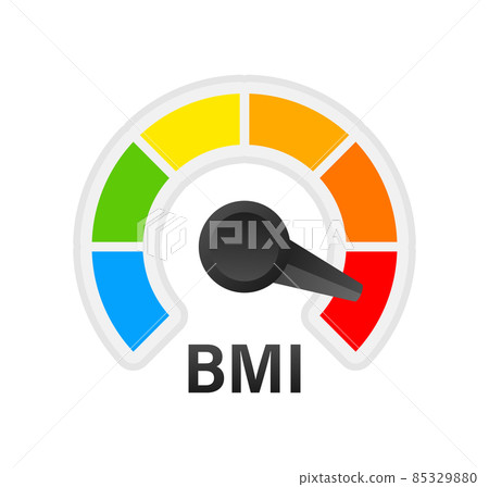 Indikator bmi on white background. Chart... - Stock Illustration ...