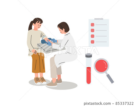 child with precocious puberty - Stock Illustration [85337322] - PIXTA