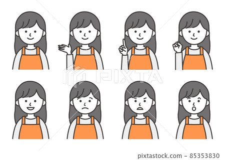 Female Apron People Illustration Vector AI... - Stock Illustration ...