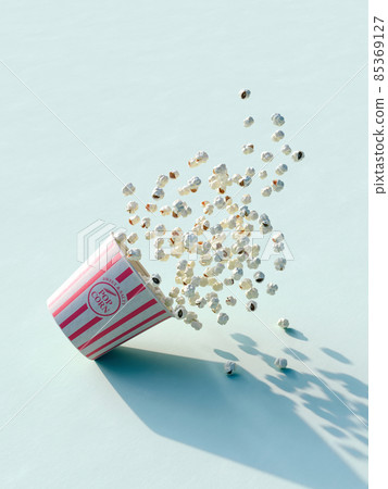 Popcorn popping out - Stock Illustration [85369127] - PIXTA