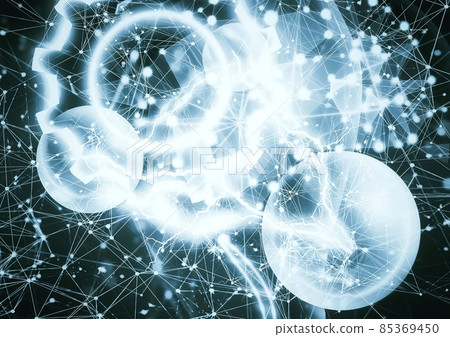 Conceptual illustration of science technology - Stock Illustration ...