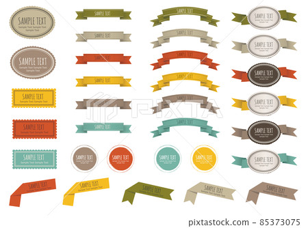 Ribbon frameset - Stock Illustration [85373075] - PIXTA