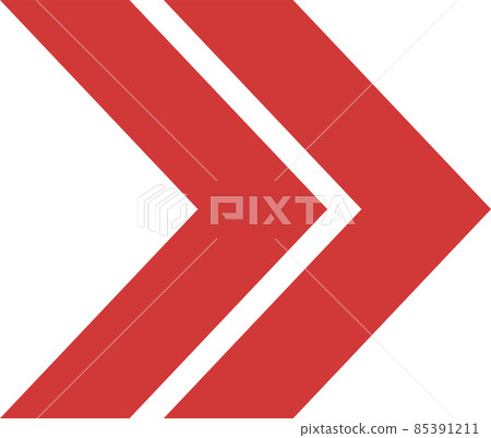 Simple illustration of accelerating red arrow - Stock Illustration ...