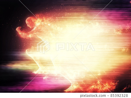 Illustration of a person running at the speed... - Stock Illustration ...