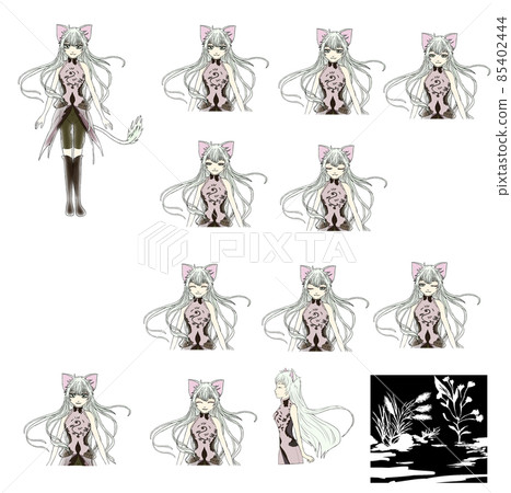 Cat character for YouTube - Stock Illustration [85402444] - PIXTA