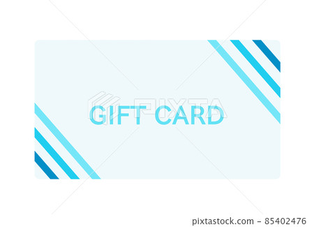 Gift card (blue) - Stock Illustration [85402476] - PIXTA