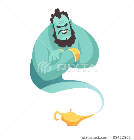 Jinn Magical Creature Composition - Stock Illustration [85412501] - PIXTA