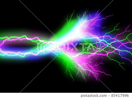 Abstract lightning illustration - Stock Illustration [85417996] - PIXTA