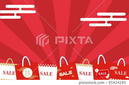 Background illustration of the first sale sale... - Stock Illustration ...