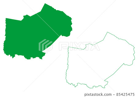 Catu municipality (Bahia state, Municipalities... - Stock Illustration ...