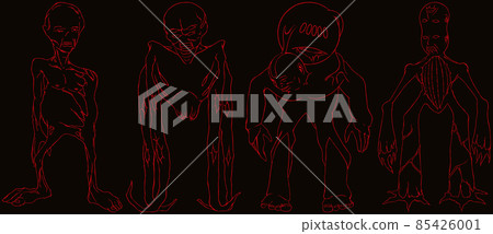 Nuclear mutant character illustration. - Stock Illustration [85426001 ...