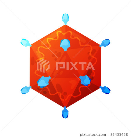 Tectiviridae Color Virus Composition - Stock Illustration [85435438 ...