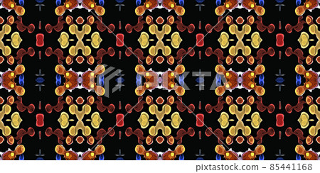 Abstract retro geometric seamless pattern - Stock Illustration ...