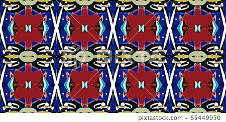 Abstract retro geometric seamless pattern - Stock Illustration ...