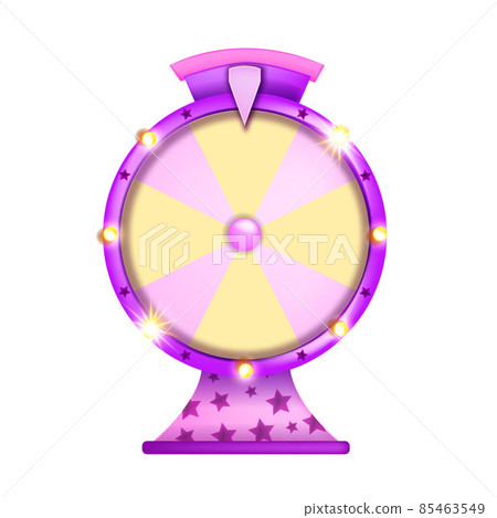 3D lucky lottery wheel game, vector roulette... - Stock Illustration ...