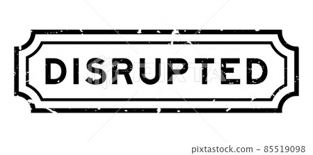 Grunge black disrupted word rubber seal stamp... - Stock Illustration ...