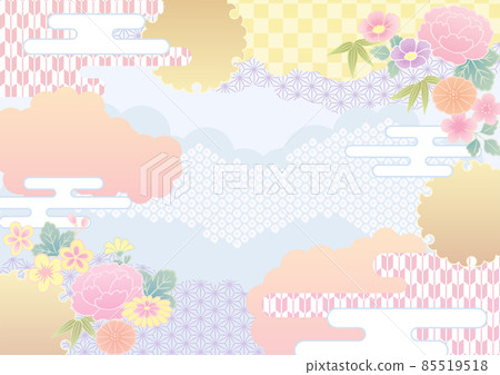 Japanese pattern of spring - Stock Illustration [85519518] - PIXTA