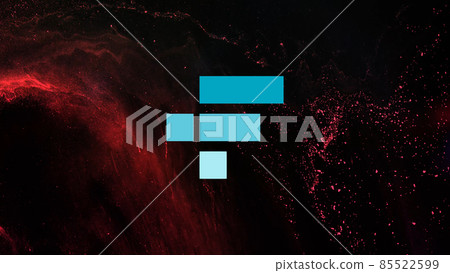 FTX Token Cryptocurrency. FTT coin growth chart... - Stock Illustration ...