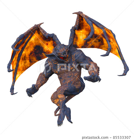 Flying monster - Stock Illustration [85533307] - PIXTA