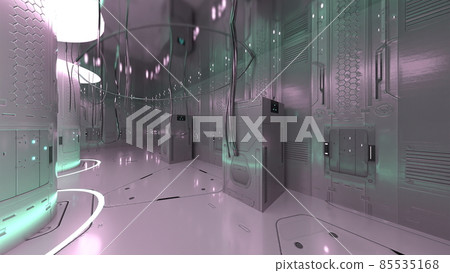 Scenery inside the spacecraft - Stock Illustration [85535168] - PIXTA