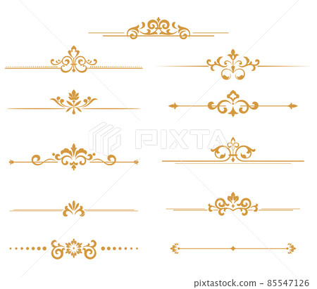 Vintage set. Floral elements for design... - Stock Illustration ...