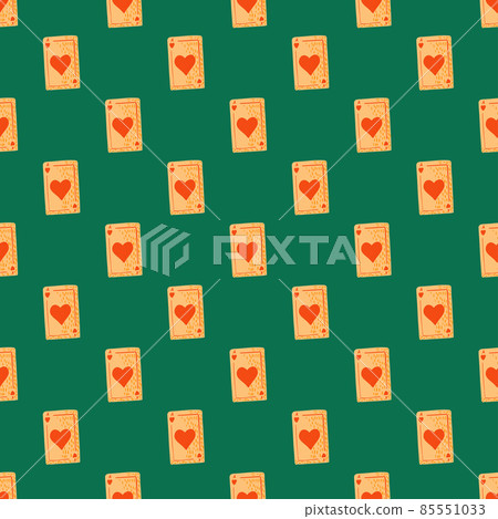Game cards seamless pattern. Design gambling.... - Stock Illustration ...