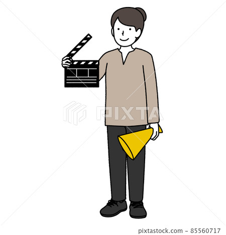 Movie director female - Stock Illustration [85560717] - PIXTA