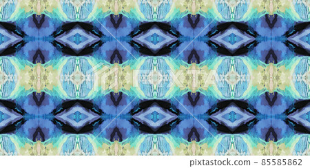 Abstract watercolor tie-dye seamless pattern - Stock Illustration ...