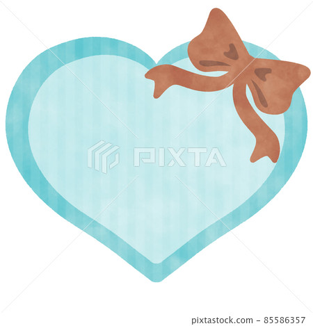Heart message card illustration material - Stock Illustration [85586357 ...