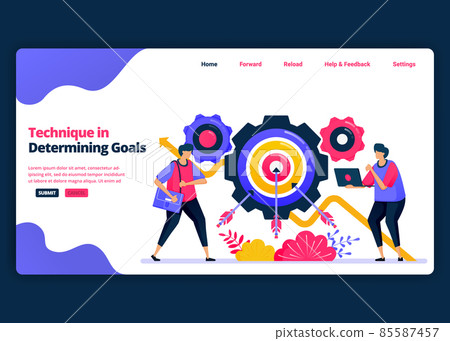 Vector cartoon banner template for technical... - Stock Illustration ...