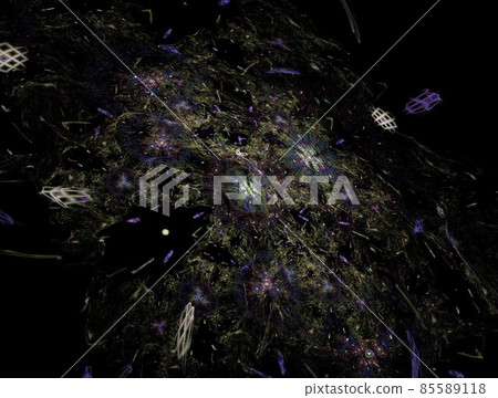 Imaginatory fractal abstract background Image-插圖素材 [85589118] - PIXTA圖庫