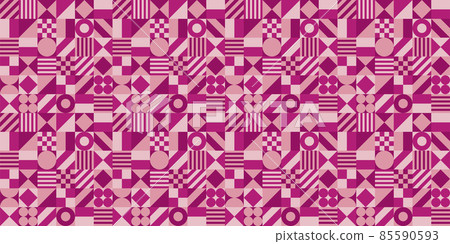Geometric illustration pattern background material - Stock Illustration ...